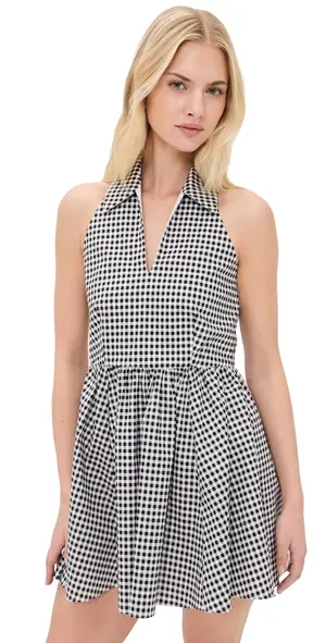 Caroline Constas Aya Halter Mini Dress