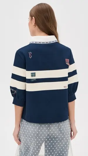 Sea Claira Embroidered Rugby Shirt