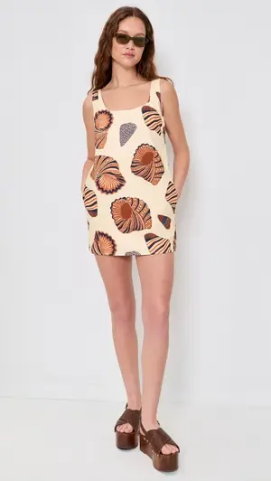 SIMONMILLER Sahara Linen Mini Dress