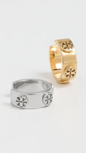 Tory Burch Icon Ear Cuff Set