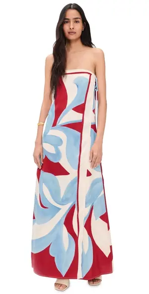 SEVEN WONDERS Amoree Strapless Maxi Dress