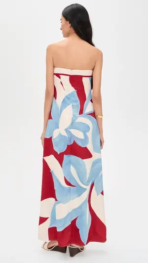 SEVEN WONDERS Amoree Strapless Maxi Dress