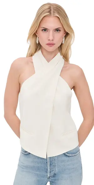 Ramy Brook Andie Tailored Halter Top