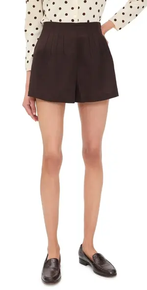 Staud Magpie Shorts - Earth