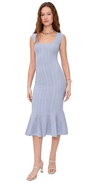 LoveShackFancy Tayleen Dress - Moonwash