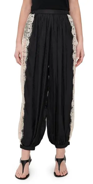 Sea Ethel Solid Bloomer Pants Black