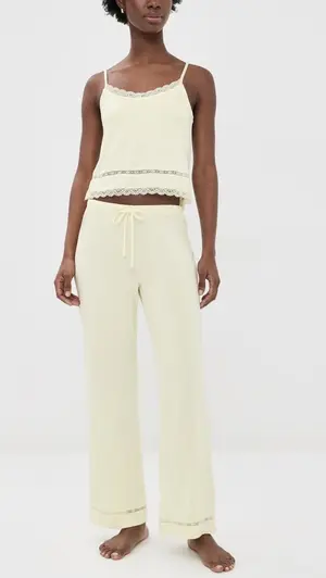 Z Supply Crochet-trimmed Jersey Pants