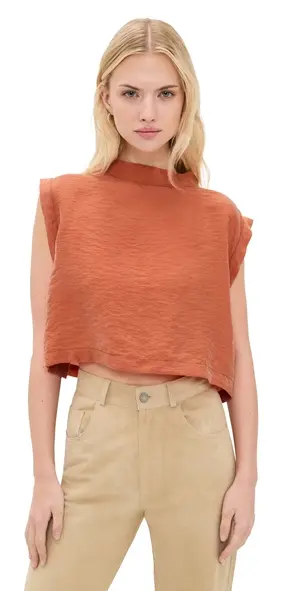 Rachel Comey Bacchus Top - Terracotta
