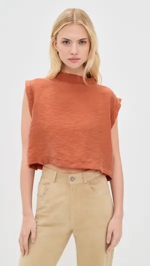 Rachel Comey Bacchus Top - Terracotta