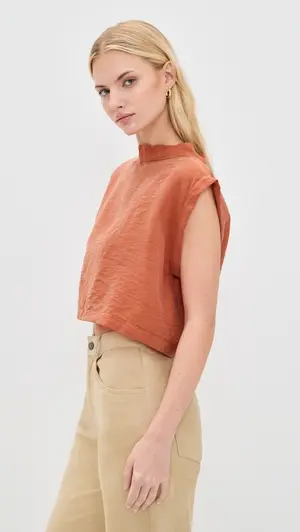Rachel Comey Bacchus Top - Terracotta