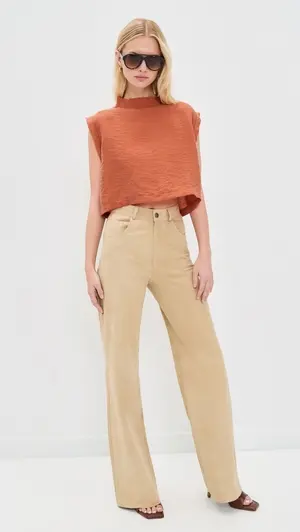 Rachel Comey Bacchus Top - Terracotta