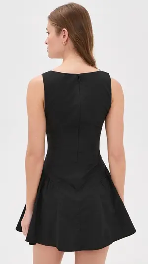 Staud Gwen Mini Dress - Black