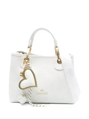 BRACCIALINI Heart-charm Tote Bag - White