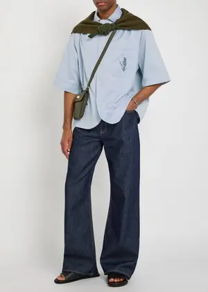 Jacquemus La Chemise Gardian Printed Cotton Shirt