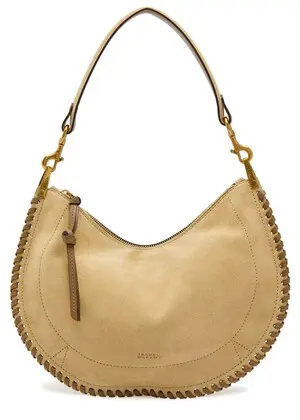 Isabel Marant Oskan Suede Shoulder Bag - Beige