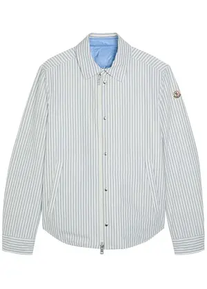 Moncler Cresent Reversible Cotton-blend Poplin Jacket