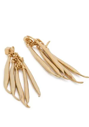 Jacquemus Les Boucles Haricots Drop Earrings - Gold