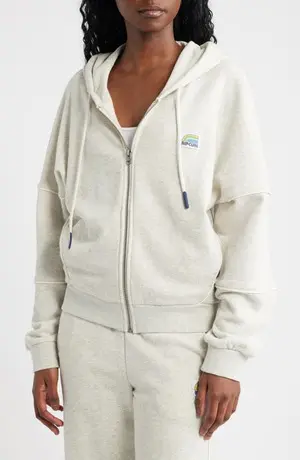 Rip Curl Surf Side Full Zip Hoodie - Grey Marle