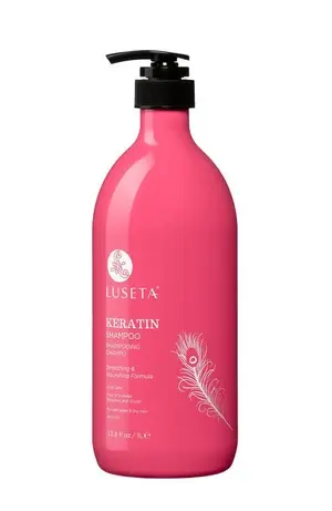 LUSETA BEAUTY Keratin Smooth Shampoo - Pink