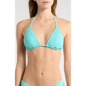 Rip Curl Vibe Surf Triangle Bikini Top - Sea Blue