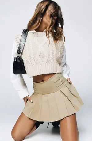 Princess Polly Pleated Mini Skirt