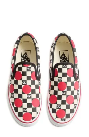 Valentino Garavani X Vans Cherry Slip-on Sneakers