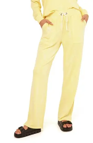 THREADS 4 THOUGHT Theresa Spray Wash Modal Blend Sweatpants - Lemonade