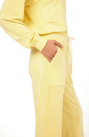 THREADS 4 THOUGHT Theresa Spray Wash Modal Blend Sweatpants - Lemonade