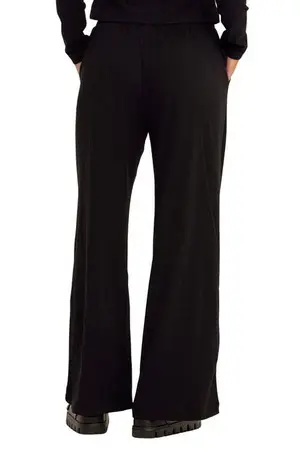 THREADS 4 THOUGHT Ivanna Textured Jersey Wide-leg Pants