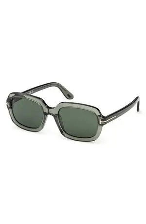 TOM FORD Lana 53mm Rectangular Sunglasses