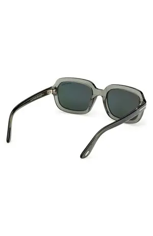 TOM FORD Lana 53mm Rectangular Sunglasses