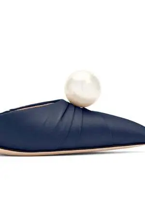 Sachin & Babi Vanderbilt Kitten Heel With Pearl Embellishment - Midnight