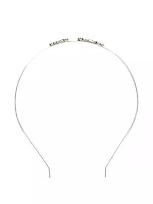 Red Valentino Embellished Headband - Silver