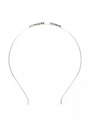Red Valentino Embellished Headband - Silver