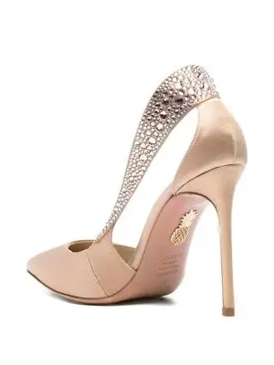 AQUAZZURA Embellished Pumps - Neutrals