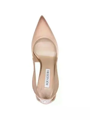 AQUAZZURA Embellished Pumps - Neutrals