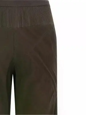 Rick Owens Bias Silk Trousers - Brown