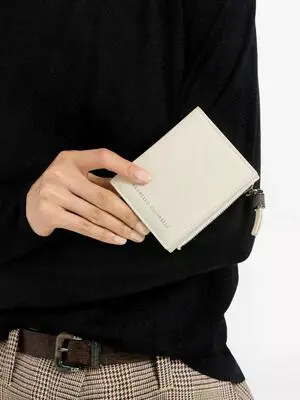 Brunello Cucinelli Grained Zip Wallet