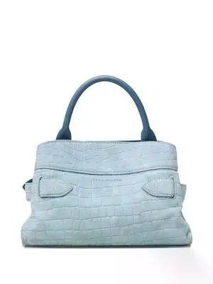 Marc Jacobs The Suede Croc Dakota Tote Bag - Blue