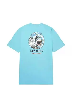 BOARDIES Sharky Waters Crew-neck Printed T-shirt