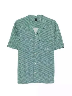 Moose Knuckles The Bay Buttoned Patterned Shirt