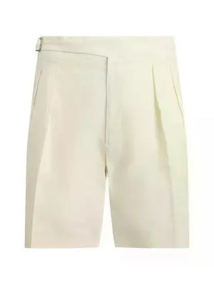 Ralph Lauren Purple Label Byron Pleated Shorts