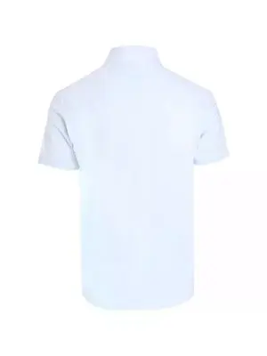 LUIGI BORRELLI Short-sleeve Polo Shirt - Blue