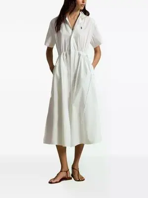 Polo Ralph Lauren Drawstring Midi Dress