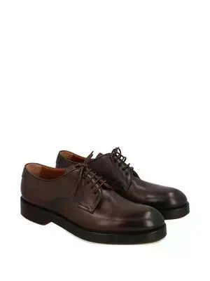 Zegna Leather Derby Shoes