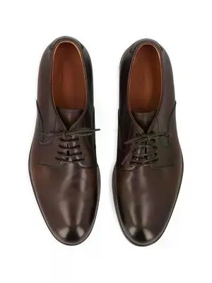 Zegna Leather Derby Shoes