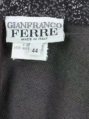 Gianfranco Ferre Metallic High Neck Top