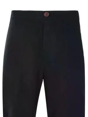 Marané Embroidered-pocket Trousers - Black