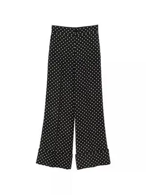 Valentino Garavani Polka-dot Trousers - Black