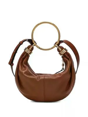 Chloé Small Leather Satchel With Bracelet Handle